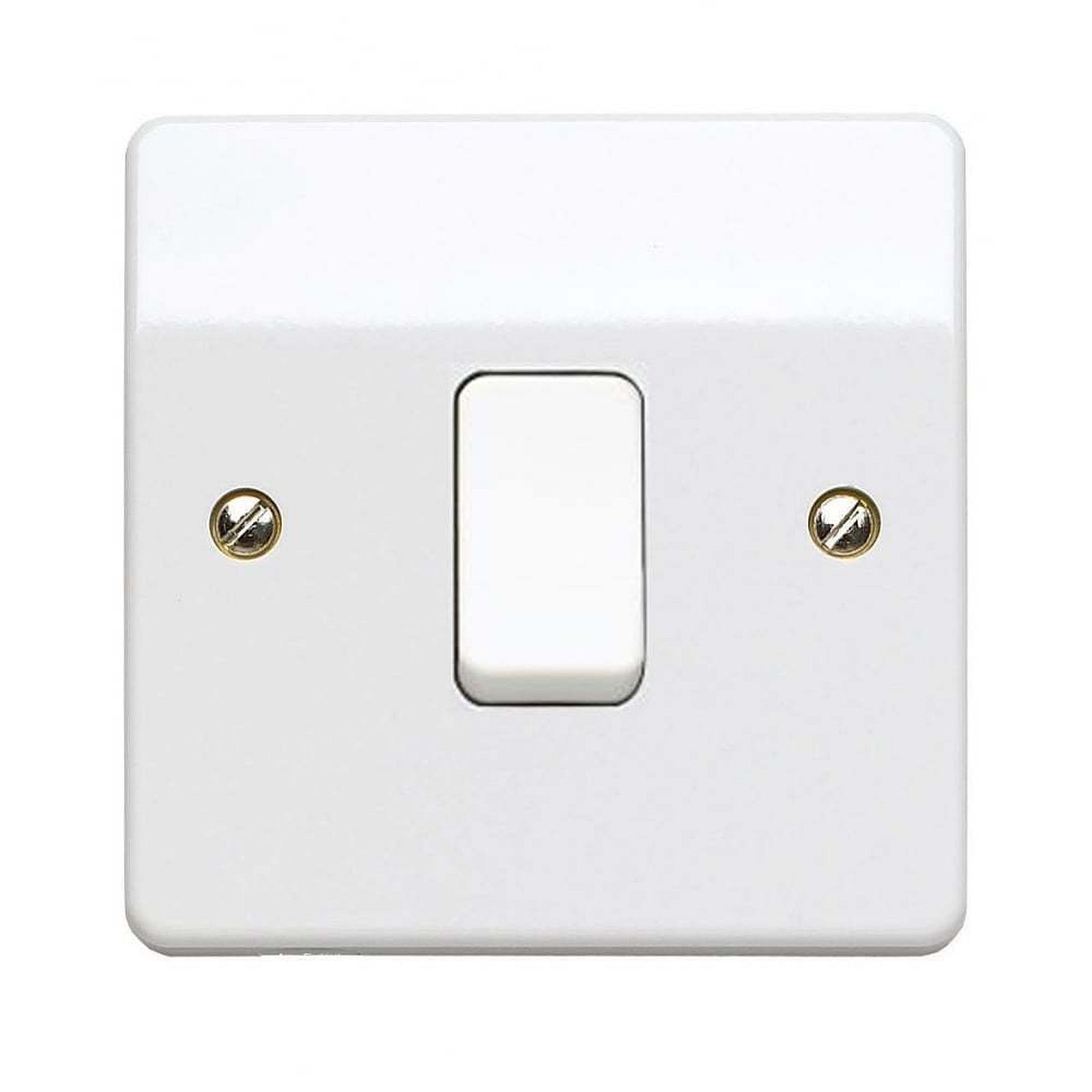 MK Electric K4871 10A 1 Gang Single Pole 2 Way Light Switch Plate mk-electric-k4871-10a-1-gang-single-pole-2-way-light-switch-plate
