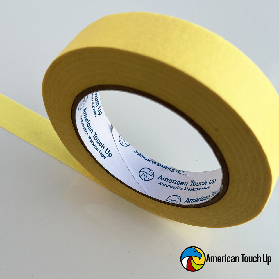 Automotive Masking Tape Paint Refinish 3/4in x 60yds (18m x 55mm ...