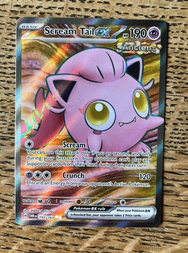 Scream Tail ex - 197/167 - Full Art - Twilight Masquerade - Pokemon TCG ...