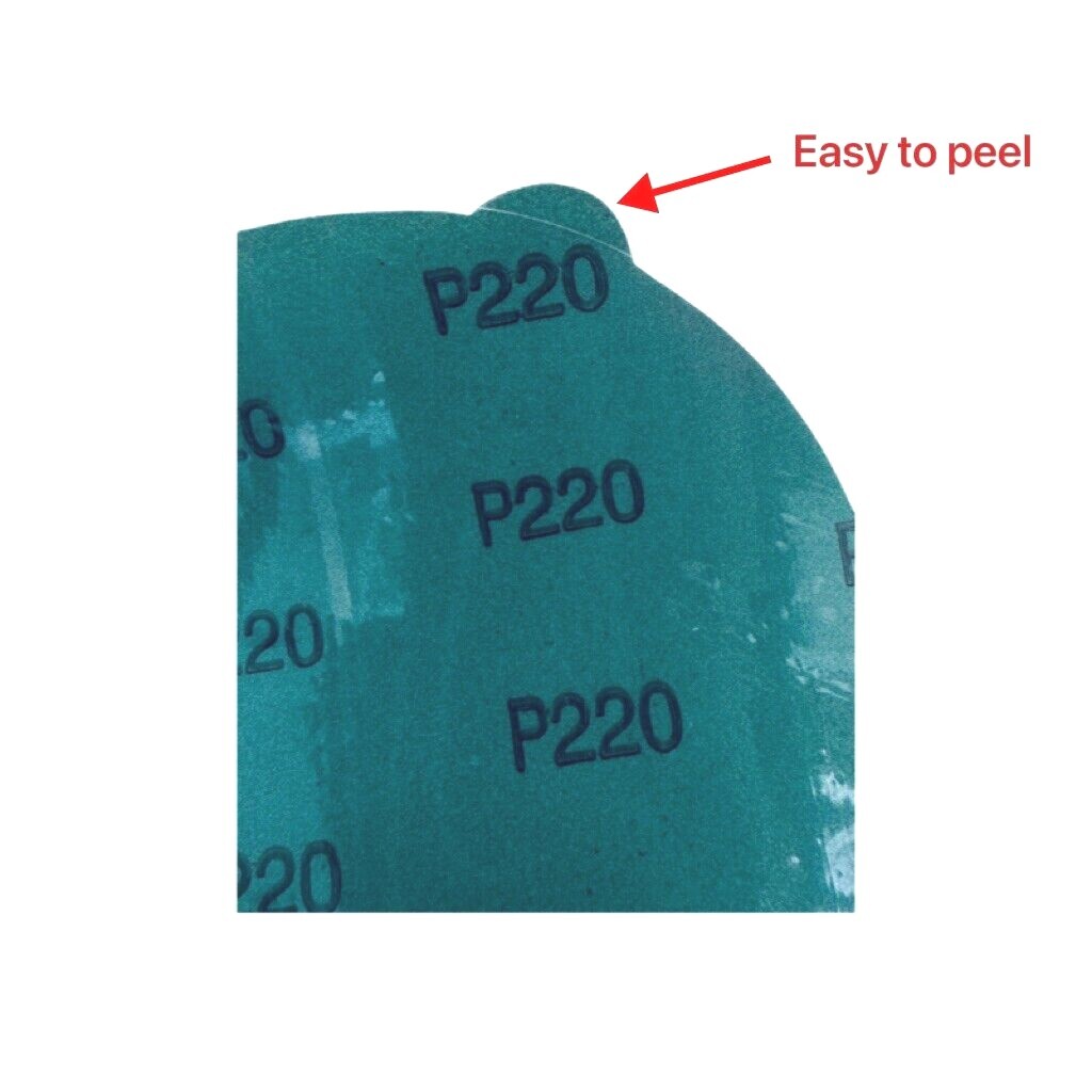 100pcs Sandpaper Disc DA P40 80 320 400 600 800 2000 PSA adhesive auto ...