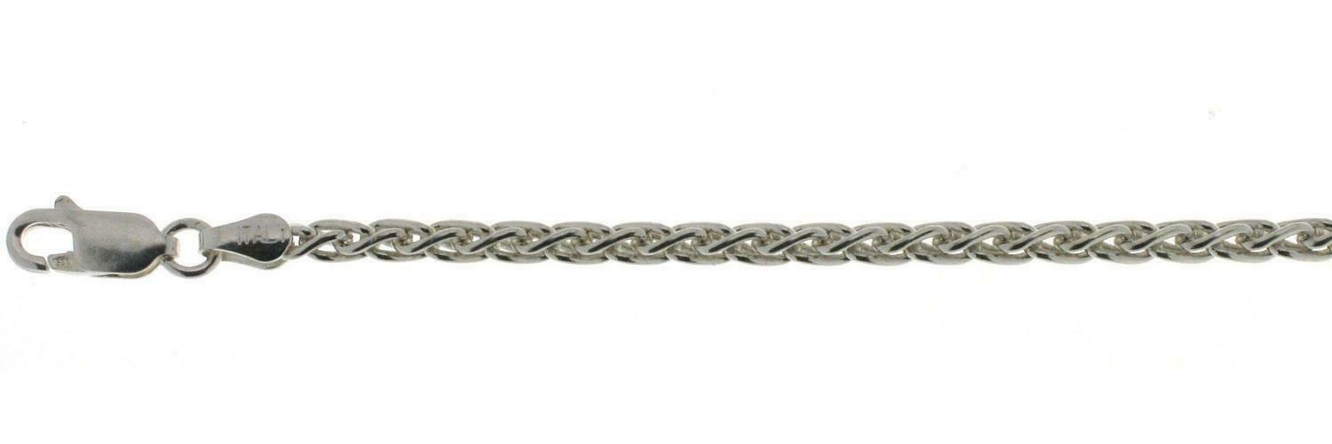 Wheat Chain Anklet - 9 inch* (2.2mm* wide) - Sterling Silver - Made ...