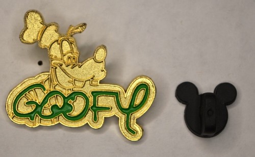2004 DISNEY PIN GOOFY AUTOGRAPH SIGNATURE GOLD & GREEN | eBay