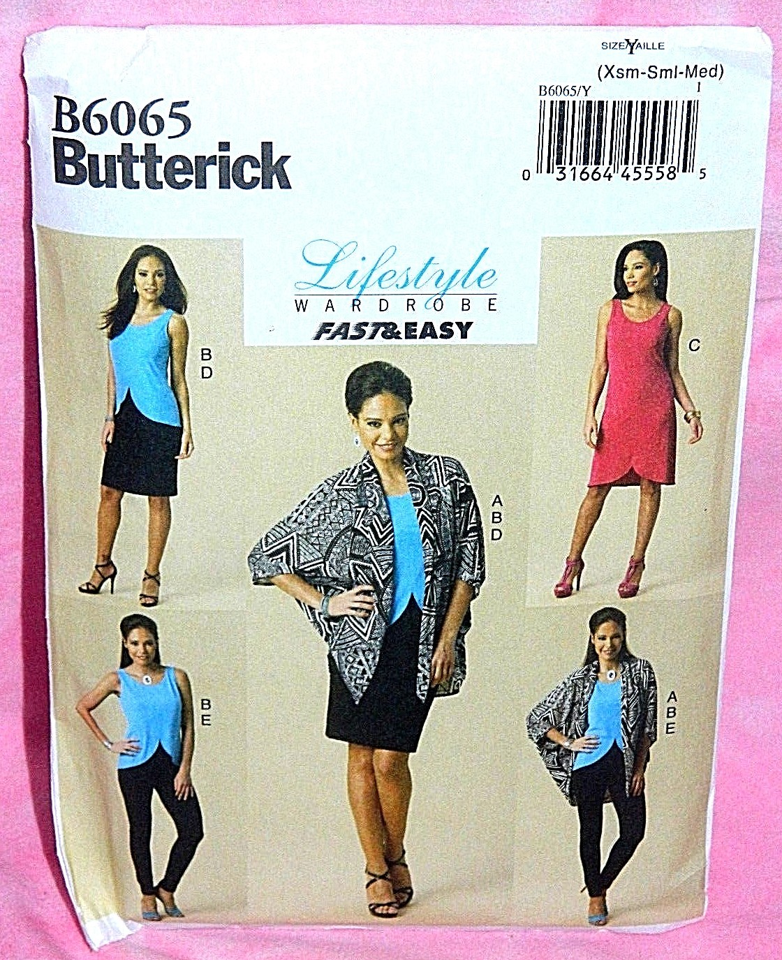 Uncut Butterick Misses 4-14 Easy Jacket Top Dress Skirt & Pants Pattern ...