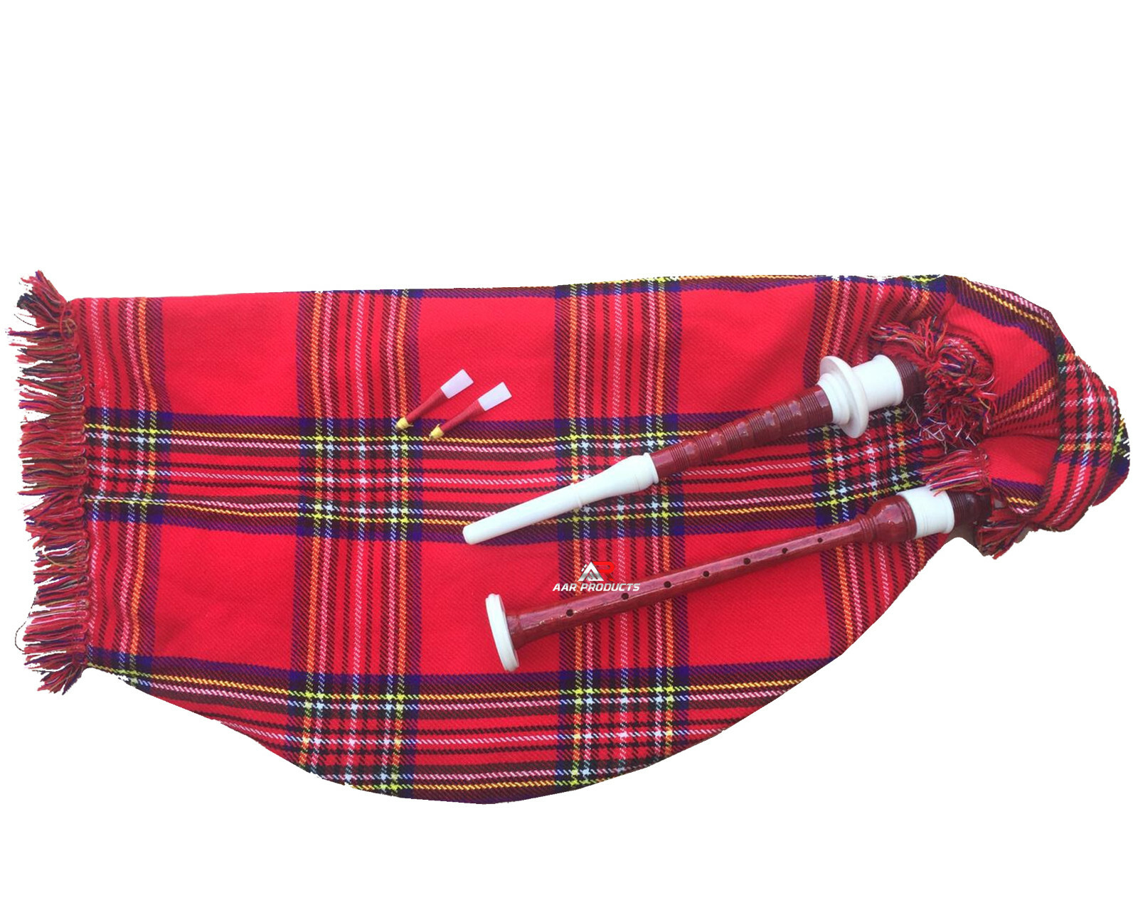 Scottish Goose Bagpipe Silver Imitation Ivory Mount Practice Multi ...