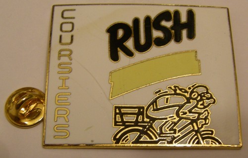 Très GRAND Pins RUSH TRANSPORT COURSIERS EXPRESS VELO | eBay