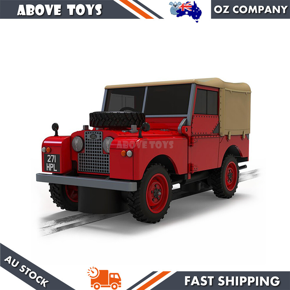 Scalextric 1:32 Scale Land Rover Series 1 Poppy Red Slot Car With ...
