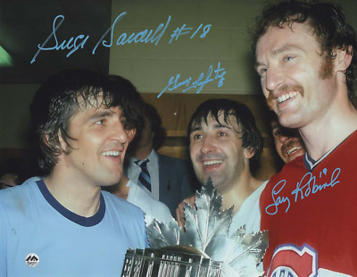 Guy Lapointe / Serge Savard / Larry Robinson Autographed 16x20 Photo ...