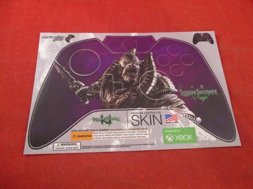 Killer Instinct Xbox One Promotional Controller Sticker Skin RARE E3 ...