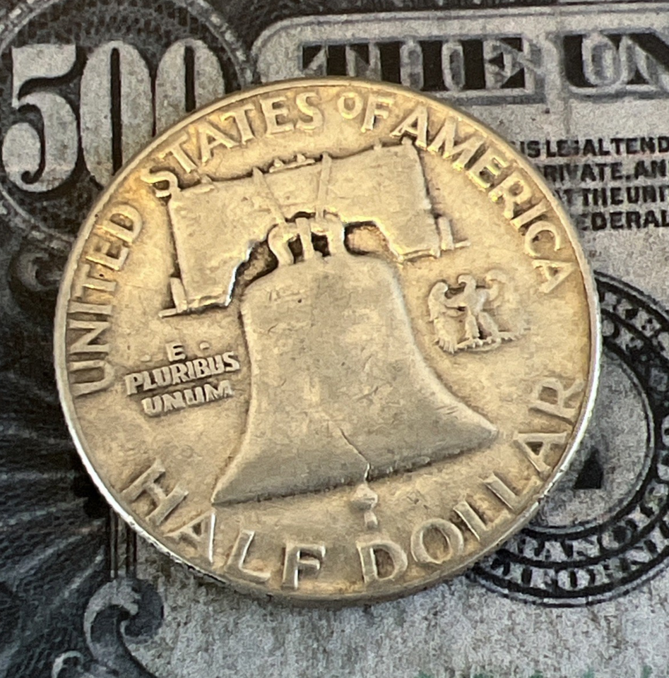 1950 P Silver Benjamin Franklin Half Dollar - Nice Find - Combined ...