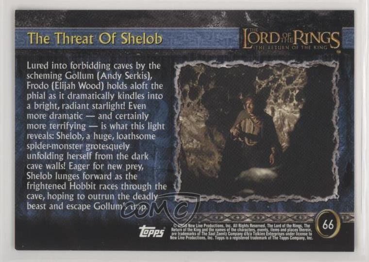 2003 Topps The Lord of Rings: Return King Threat Shelob #66 3c7 | eBay UK