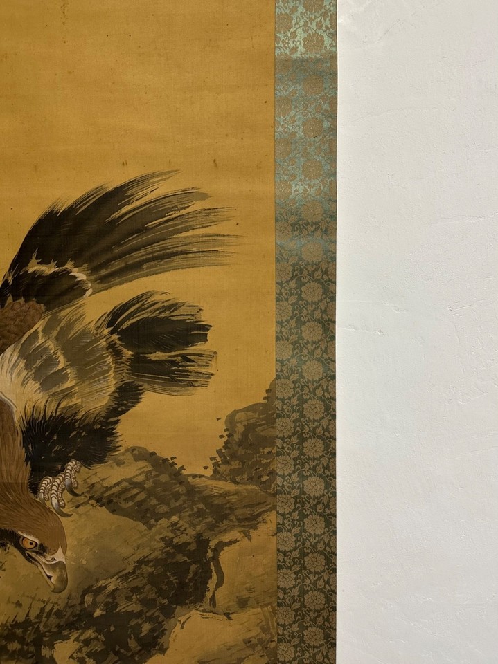 Japanese Signed Hawk scroll. 19th century. ZK10 | eBay