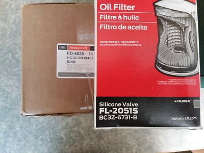 NEW FORD 6.7L POWERSTROKE DIESEL MOTORCRAFT OEM OIL/FUEL FILTER FL2051S ...