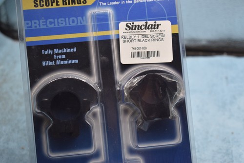 Kelby 1" short Dovetail 4 screw benchrest target rifle scope Rings | eBay