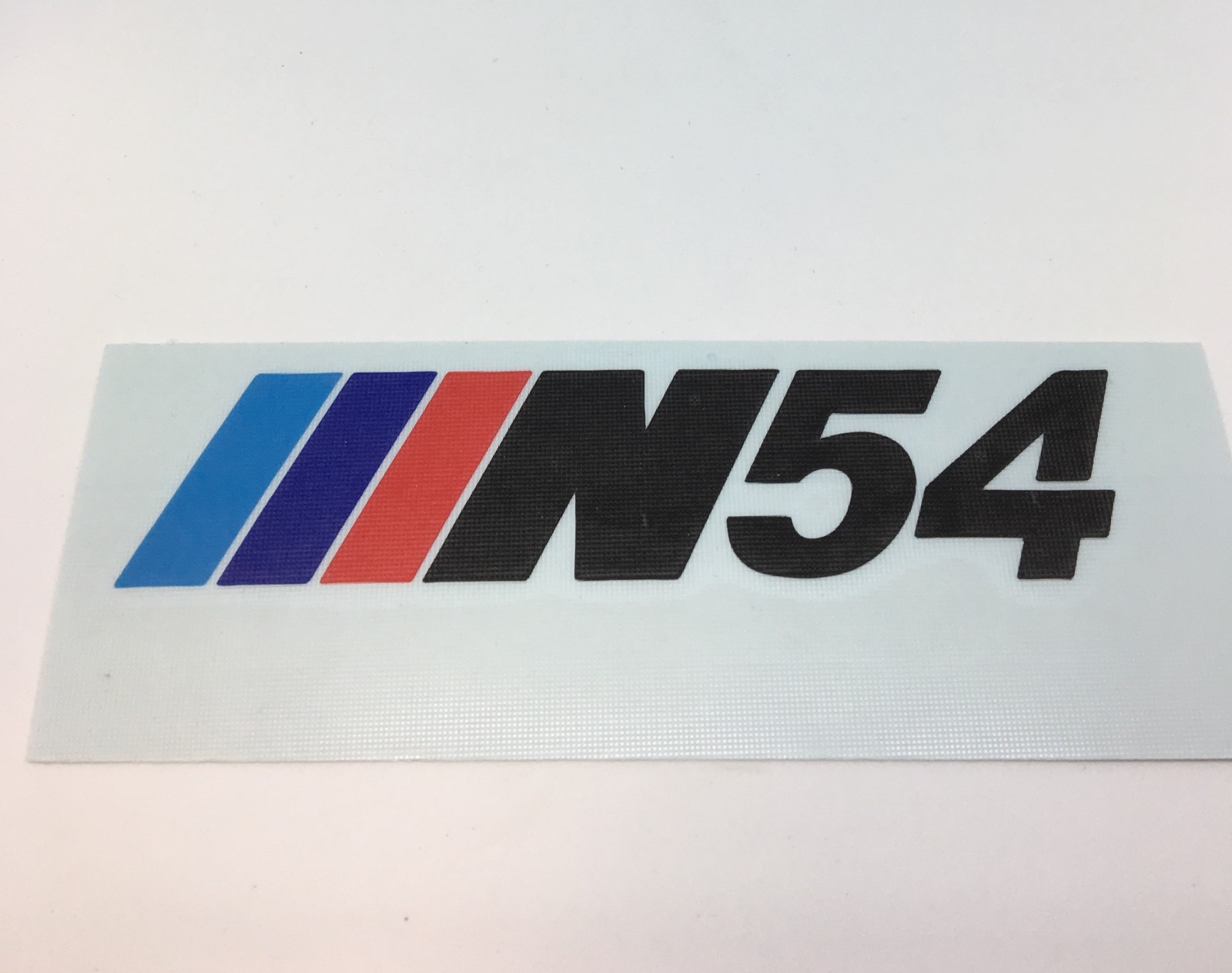N54 Vinyl Window Decal Sticker TRI Color (BLACK) | eBay