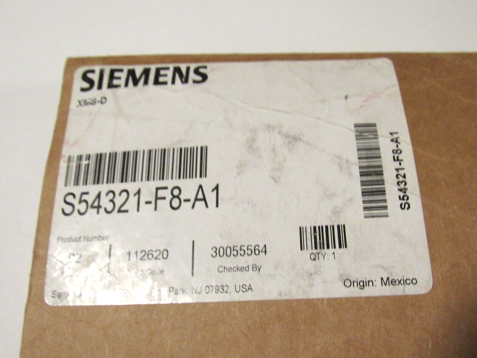 New Siemens XMS-D Double Action MPS Isolation Manual Station S54321-F8 ...