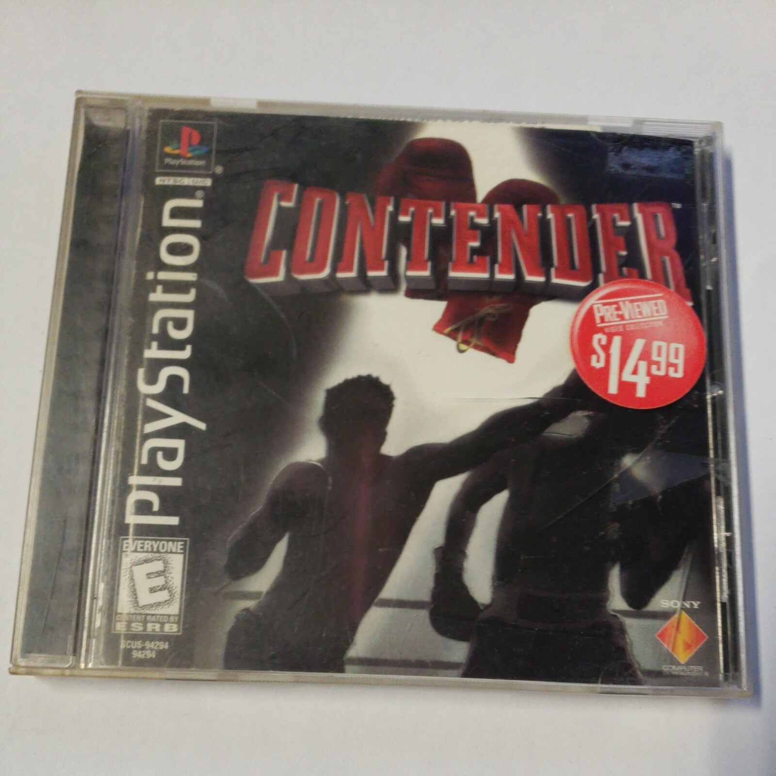 Contender (Sony PlayStation 1, 1999) PS1 Complete CIB W/ Manual Tested ...