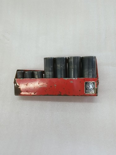 Matco 3/8 Drive SAE 7pc. Deep Impact Socket Set With Tray 6pt. 3/8-3/4 ...