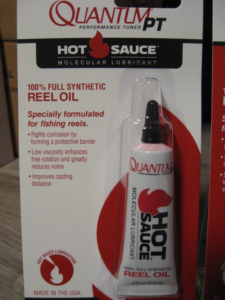 Quantum Hot Sauce 100% Synthetic Fishing Reel Lubricants - One Each ...
