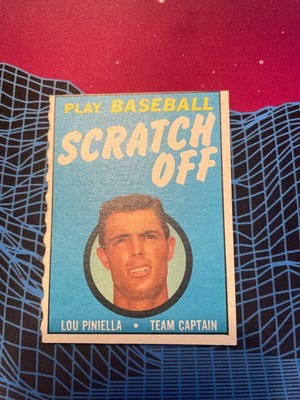 ⚾️ 1970 TOPPS SCRATCH OFF LOU PINIELLA YANKEES UNSCRATCHED RARE LOOKY🔥 ...