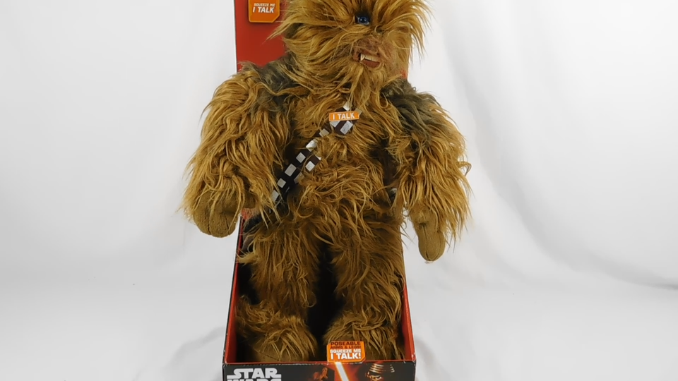 Star Wars Mega Poseable 24" Chewbacca Talking Animatronic Plush Chewie ...