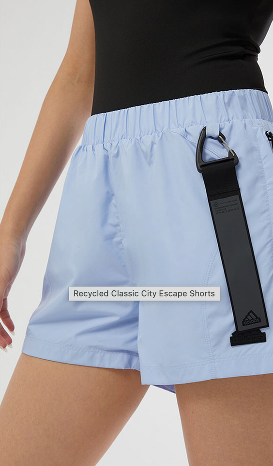 NWT Adidas Women's Classic City Escape Shorts, Green/Light Blue, Sz S ...