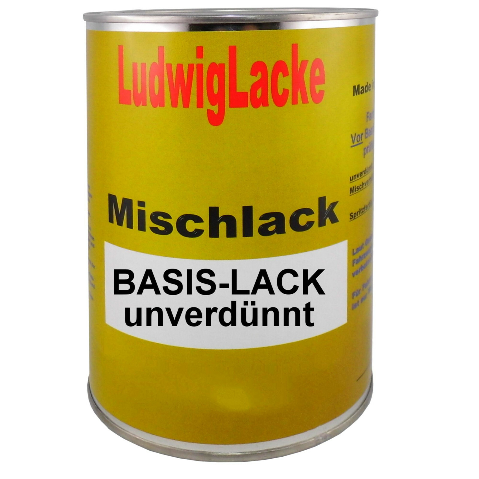 1 L unverdünnt Fahrzeuglack für VW Reflex Silver Farbcode LA7W / 8E ...