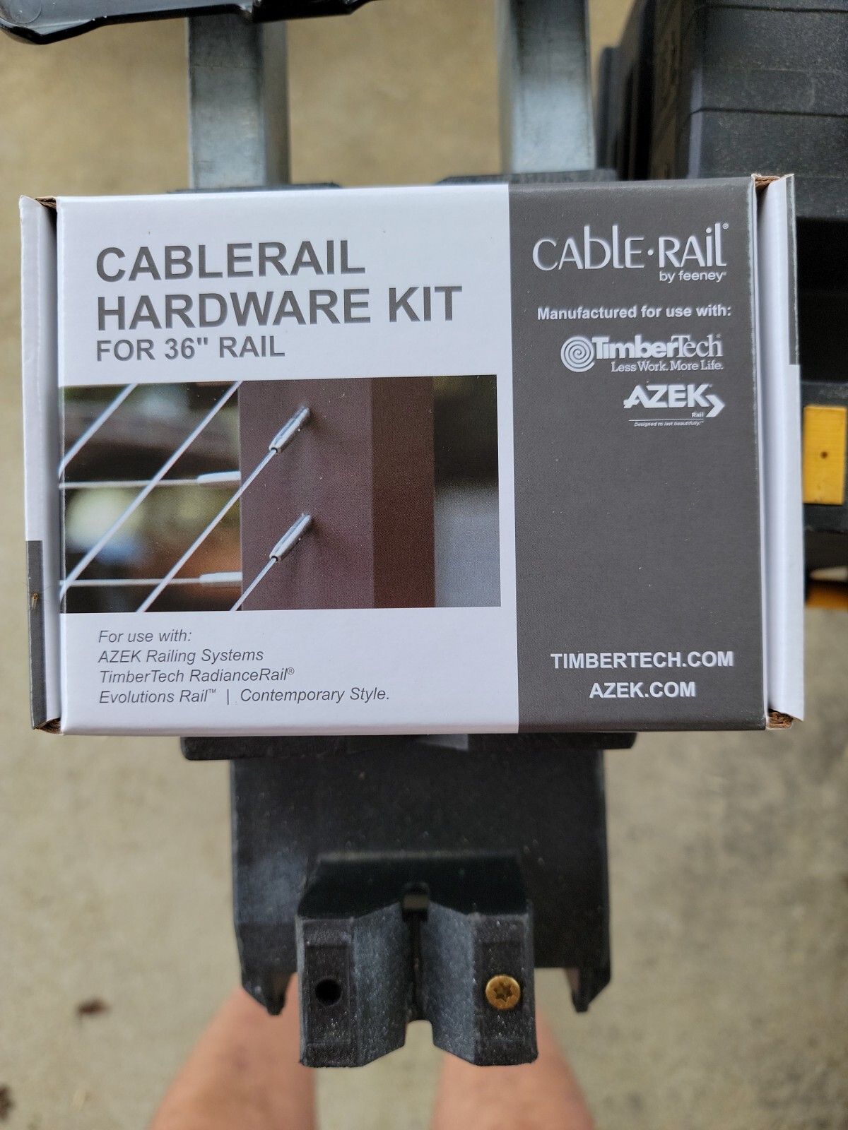 timbertech cable rail kit for wood posts | eBay