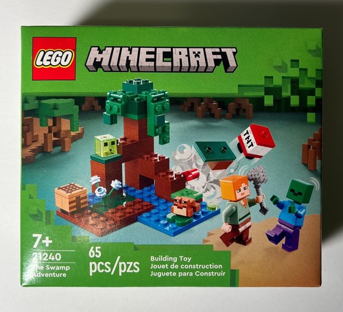 Lego 65pc Minecraft - THE SWAMP ADVENTURE Building Toy - Item #21240 ...