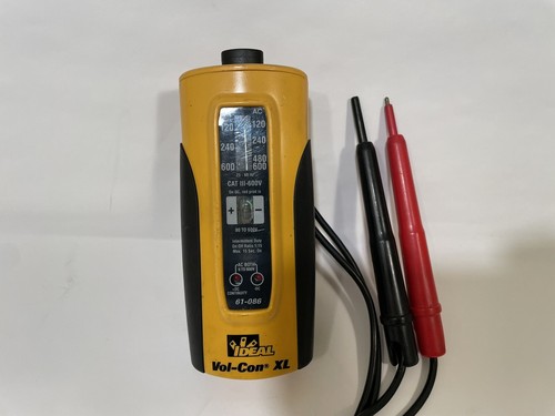 IDEAL VOL-CON XL Voltage Tester 61-086 CAT III-600V AC/DC Works Great ...