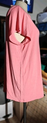 Lularoe Layla Mandarin Collar W/ Split Neck Top L (12-14) Flutter ...