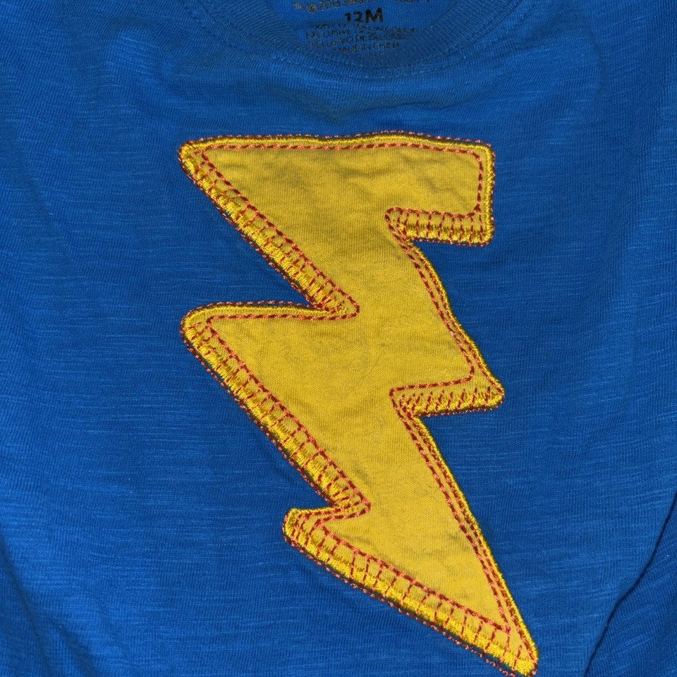 Sesame Street Toddler Size 12m Super Grover Shirt With Cape | eBay