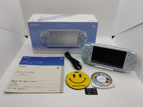 PSP 2000 Felicia Blue Console Charger Playstation Portable [ Ex+ ...