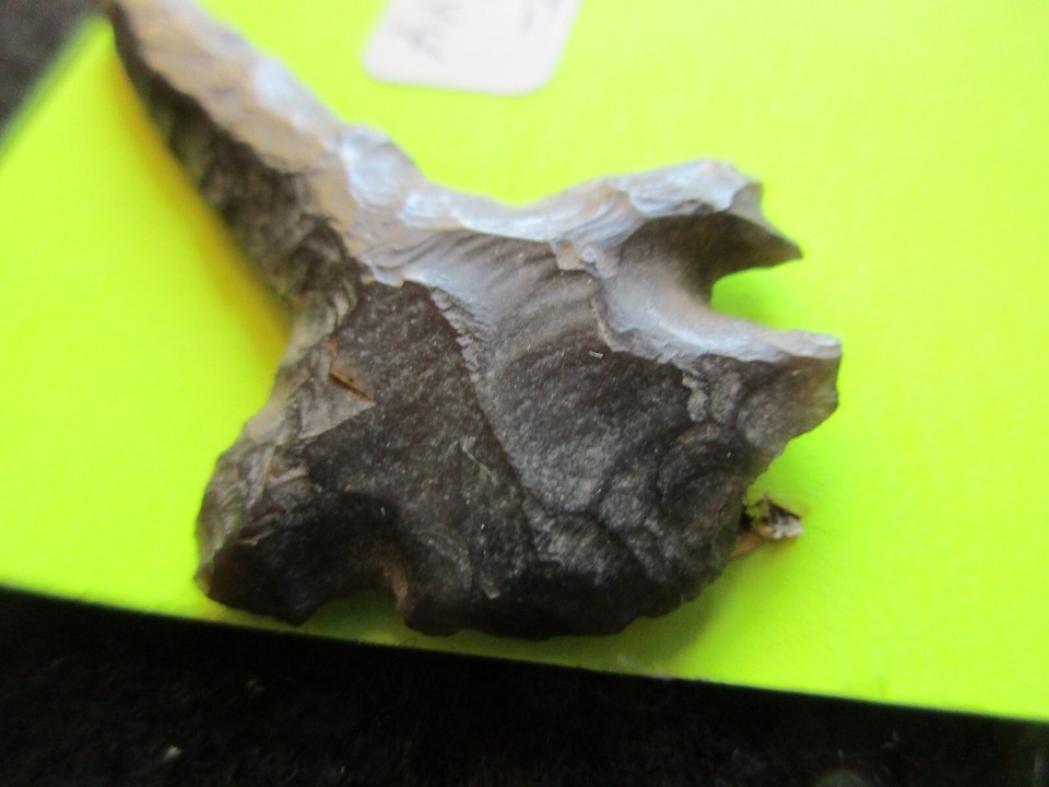 NATIVE AMERICAN DRILL ARROWHEAD, DRILL POINT ARTIFACT ARROWHEAD, OTT ...