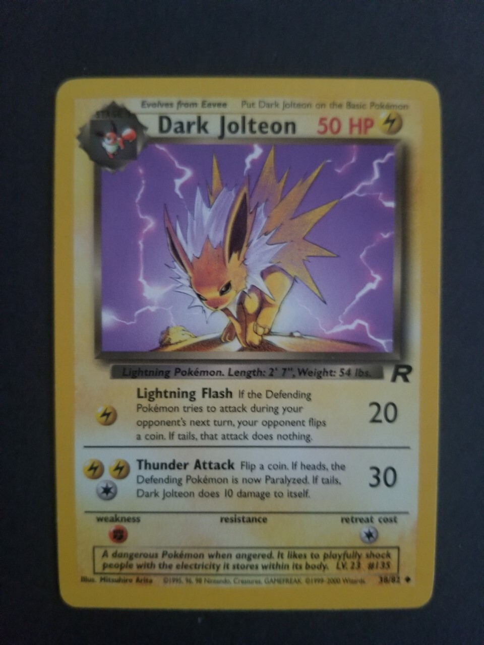 Pokemon DARK JOLTEON card | eBay