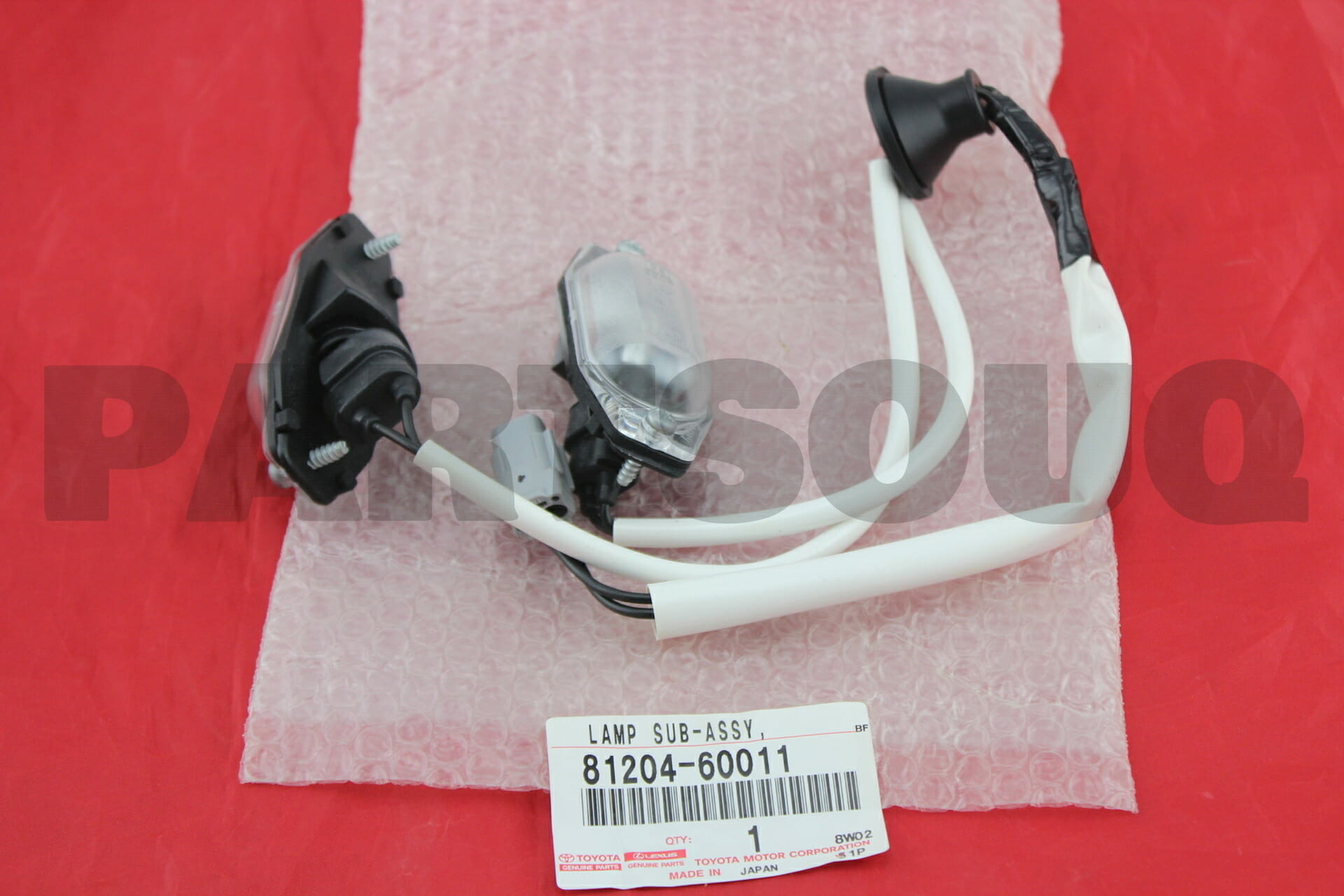 8120460011 Genuine Toyota LAMP UNIT, LICENSE PLATE 81204-60011 | eBay