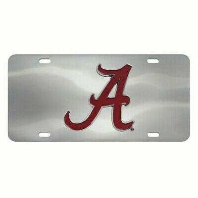 Alabama Crimson Tide NCAA Chrome Die Cast License Plate | eBay
