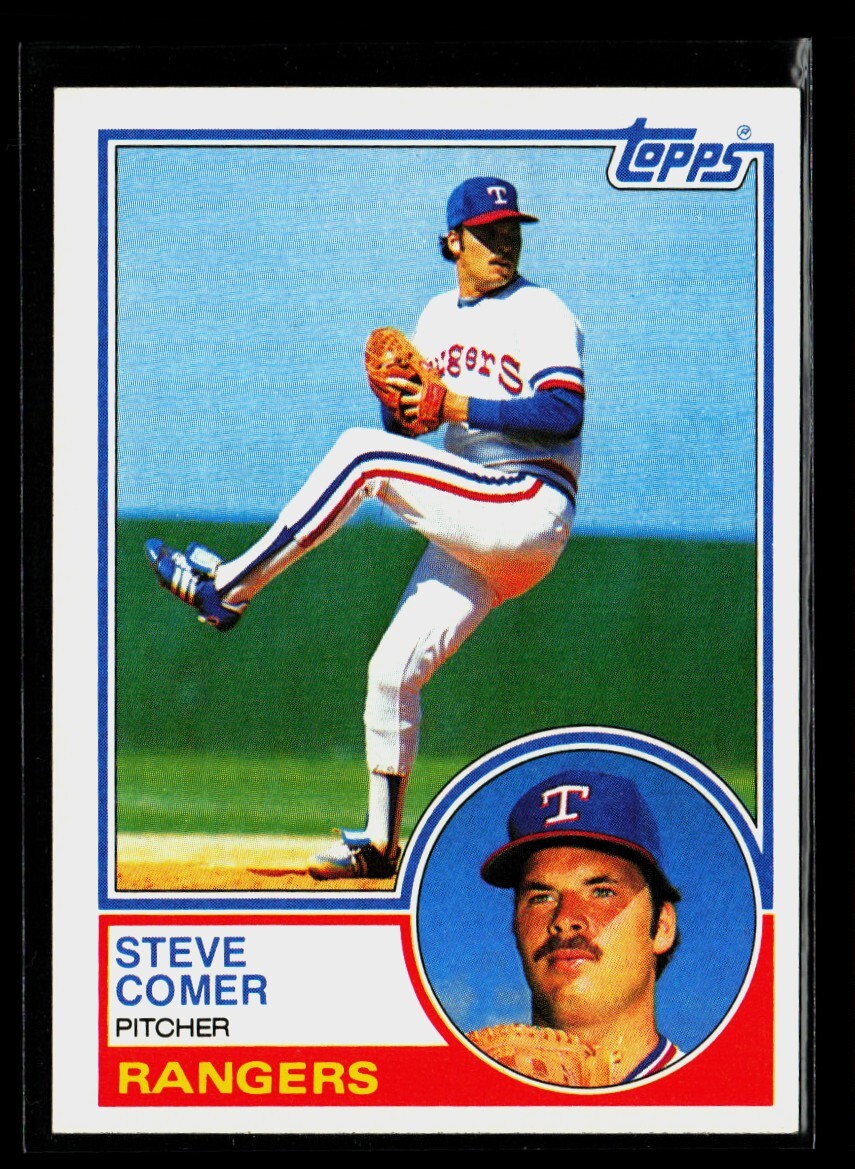 1983 Topps Steve Comer Texas Rangers #353 | eBay