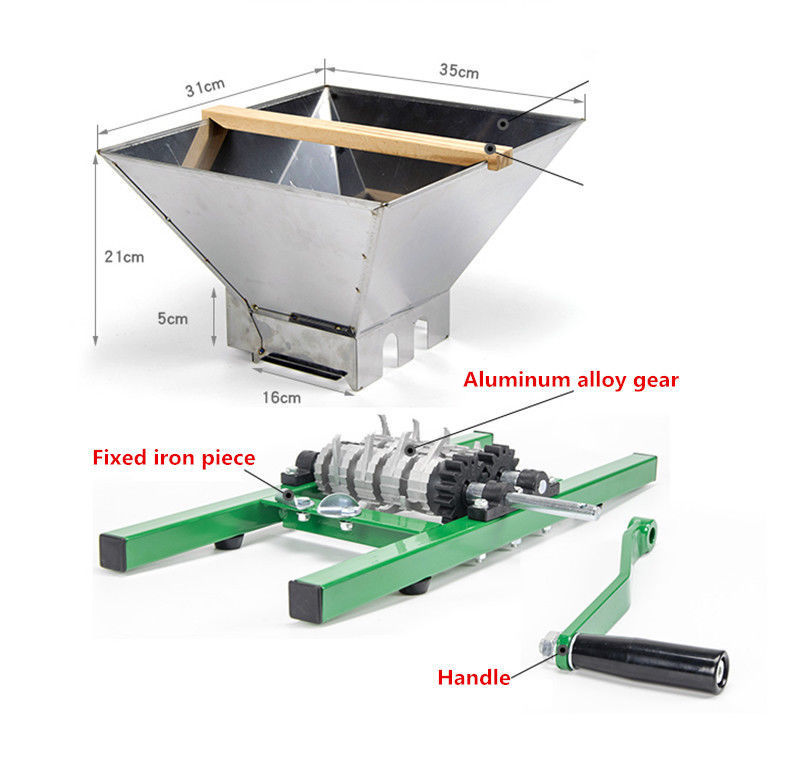 Manual Fruit Crusher Fruit Scattering Machine Cider Wine Juice Press ...