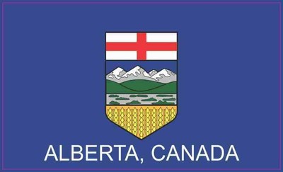 5x3 Labeled Alberta Canada Flag Sticker Car Truck Bumper Cup Tumbler ...