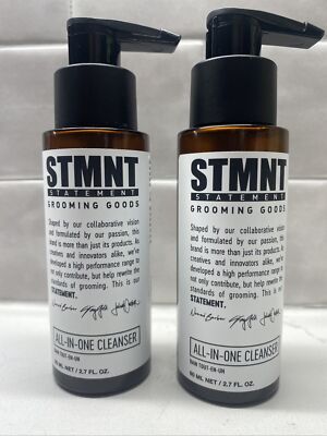 2x STMNT STATEMENT Grooming Goods All In One Cleanser 2.7oz/80ml EXP 9/ ...