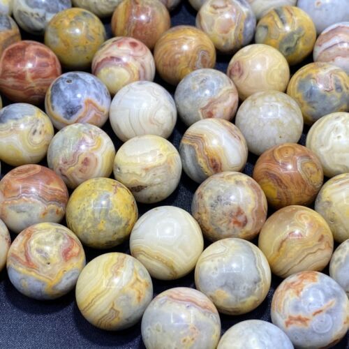 100pcs Wholesale Natural Crazy agate Ball Quartz Crystal Sphere healing ...