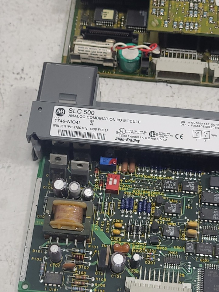 Allen-Bradley SLC 500 Lot 5 Units W/ Chassis Rack. (Read Description ...