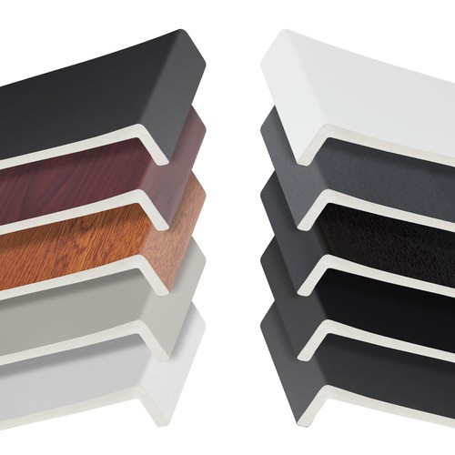 uPVC Window Cill Cover 1.25m Plastic PVC Sill Capping Board 9mm Thick ...