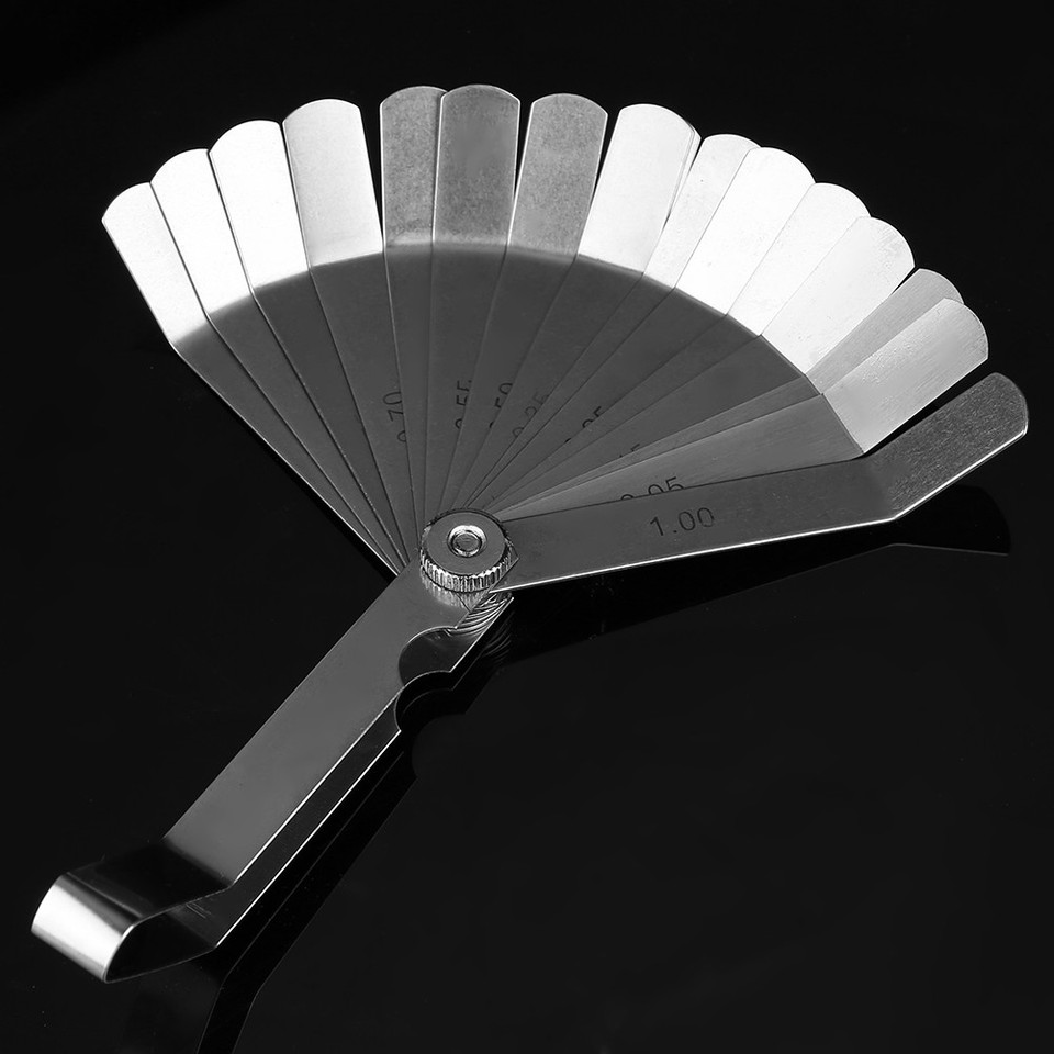 Angled Feeler Gauge Set 0.05 1.00Mm Feeler Gauge Stainless Steel ...
