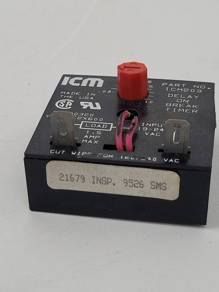 ICM203 ICM Controls 120/240 Volt Delay-on-Break Timer - Next Day Option ...