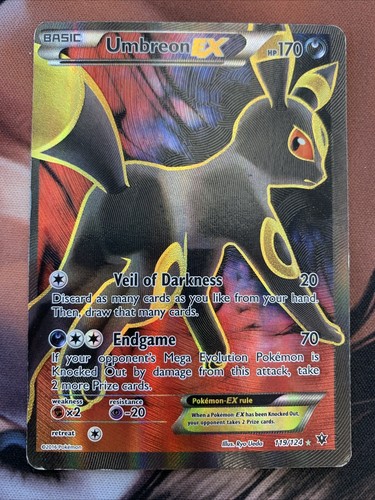 Pokémon Card Umbreon EX Full Art 119/124 Fates Collide | eBay