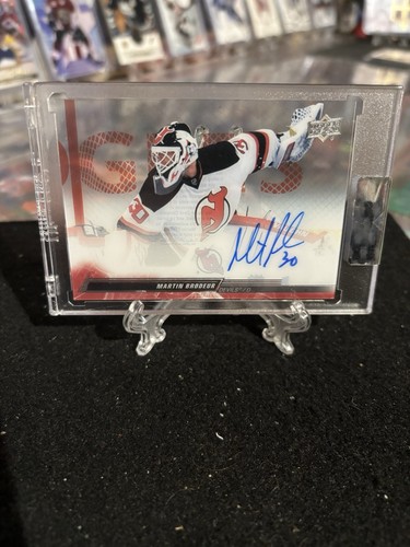 2022/23 UD clear cut Martin Brodeur auto | eBay