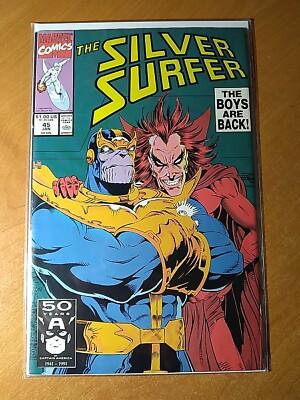 Marvel Comics 1991, The Silver Surfer #45 - (Bagged and Boarded) | eBay