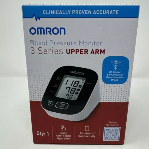 Omron 3 Series Upper Arm Blood Pressure Monitor 1 Touch Bluetooth BP7150 NEW A4 | eBay