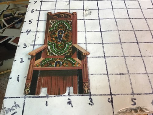 Original Vintage game piece: 1972 SEANCE - CHAIR - GREEN piece ...